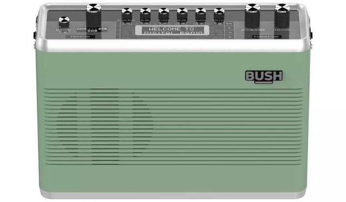 Bush Classic Retro Bluetooth Digital DAB FM Radio RDS Text Vintage Por ...