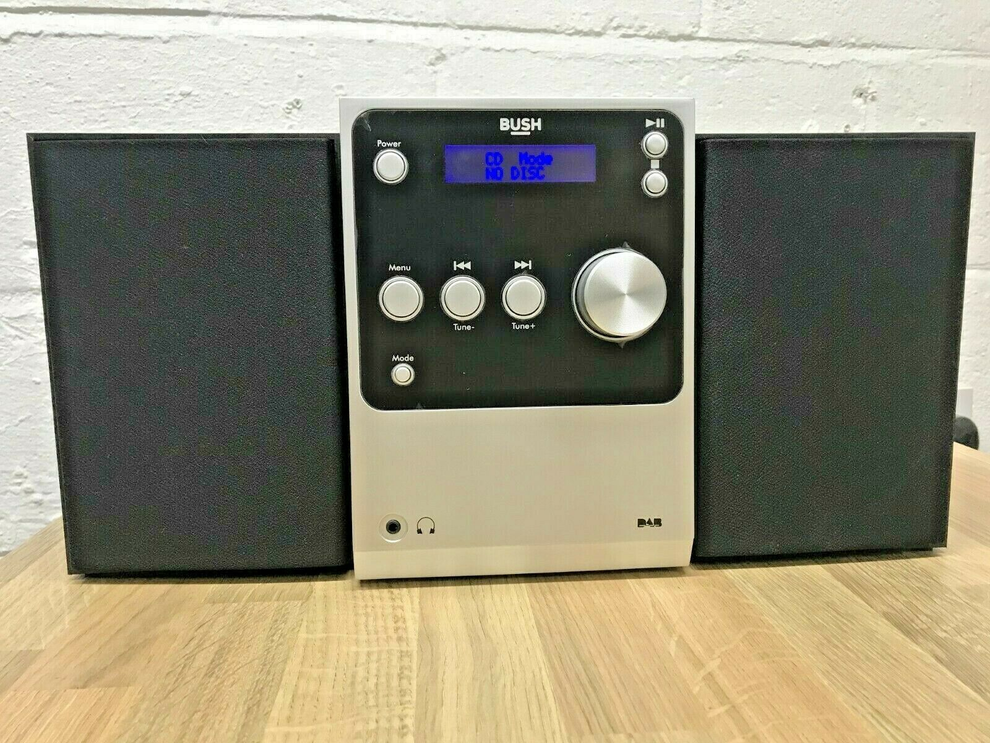Bush CD Player Hi-Fi Stereo Music Micro System FM DAB Clock Radio RDS ...